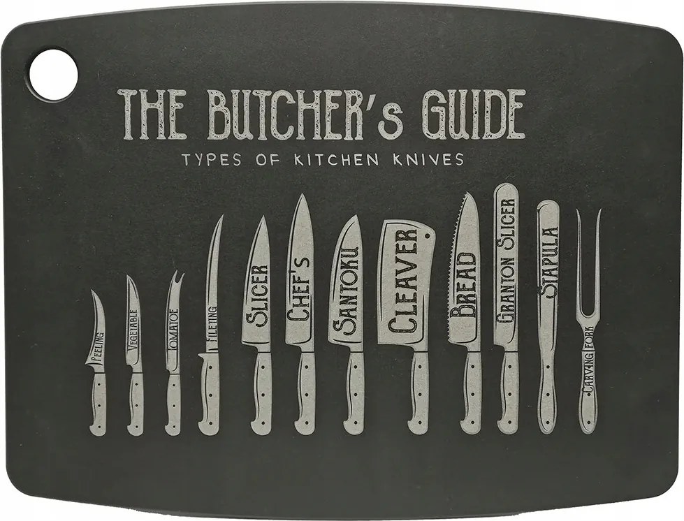Krájecí prkénko 37 cm The Butchers Guide Jade