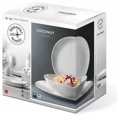 Bormioli Rocco 18dílná jídelní sada Coconut