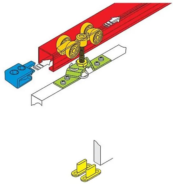 Posuvné dveře se zlatým úchytem SALOME 11 - 70 cm, černé