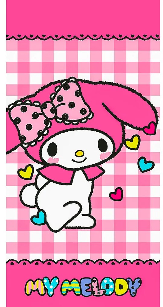 Dětská osuška My Melody Růžový Králíček