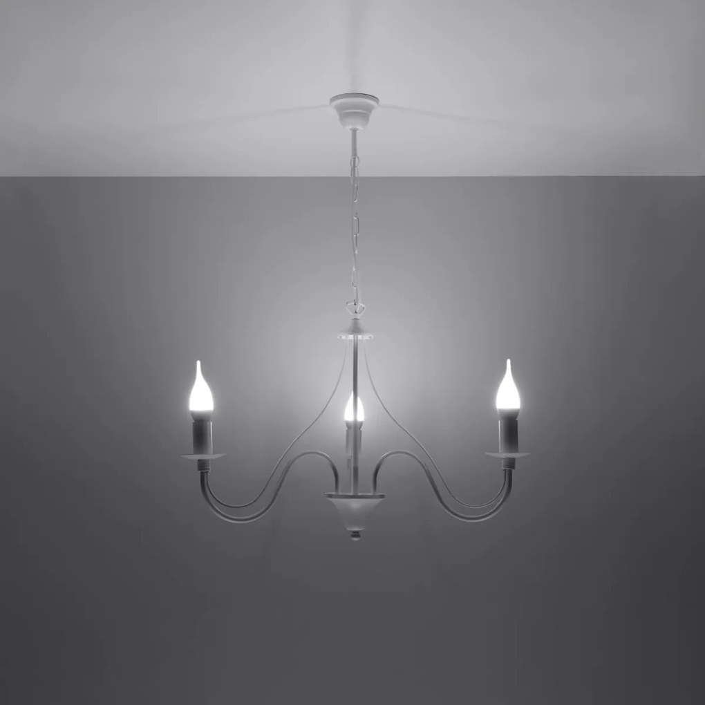 Sollux Lighting Lustr MINERWA 3 bílý