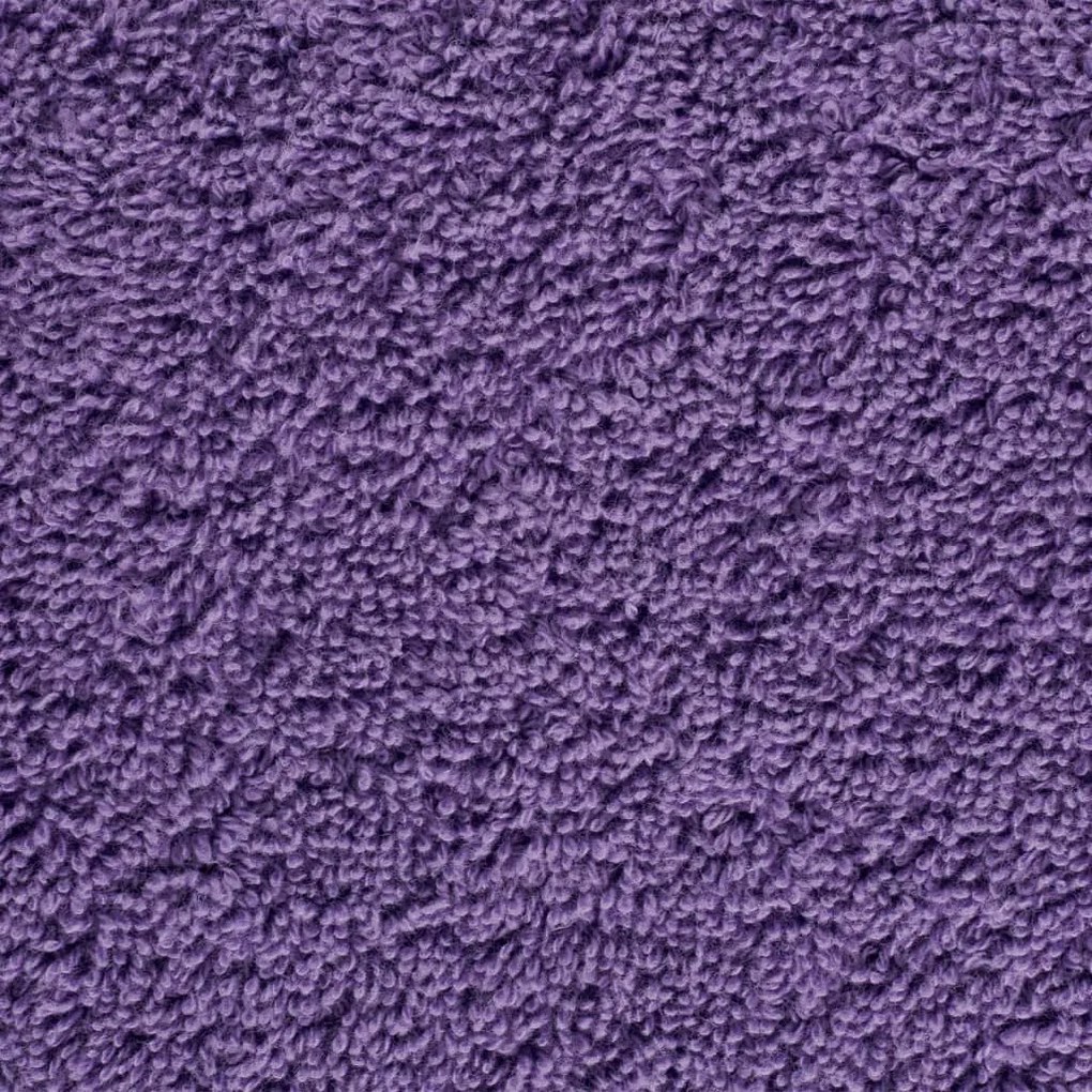 Premium ručníky SOLUND 10 ks fialové 100 x 200 cm 600 g/m² 137367
