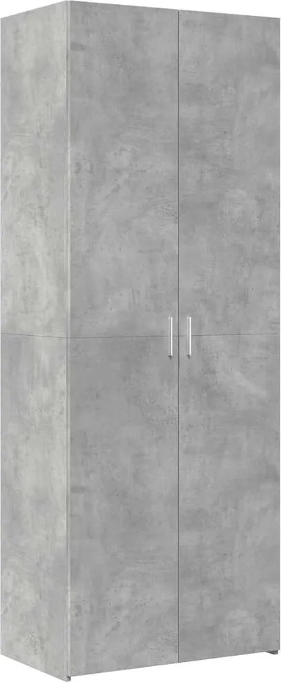 Skříň highboard betonově šedá 70x42,5x185 cm kompozitní dřevo 3281430