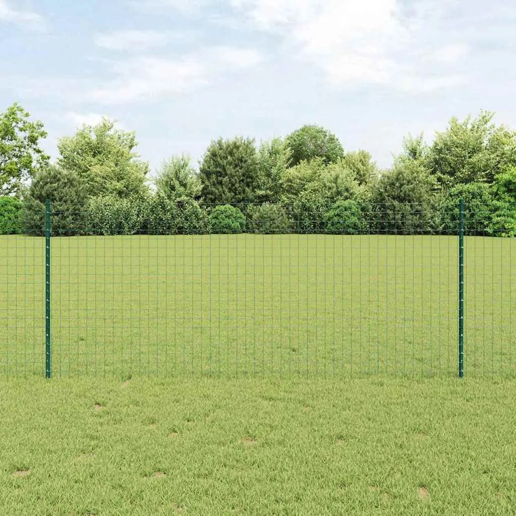 Zabudovaný plotový sloupek 44 ks Zelená 140 cm 3335919