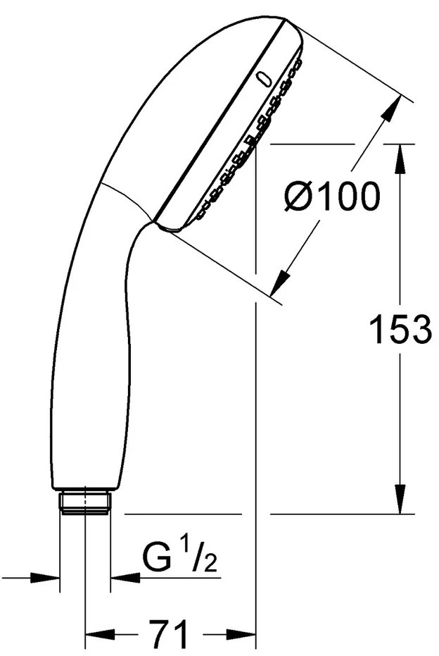 Grohe New Tempesta 100 - Ruční sprcha 3 proudy, chrom 28261002