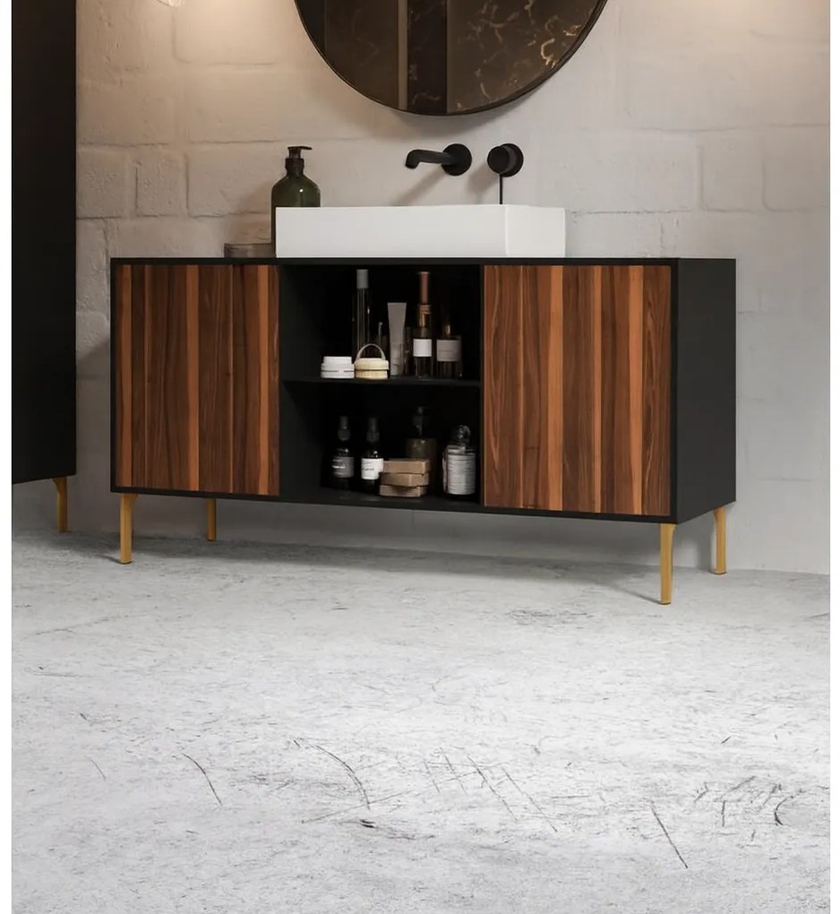 In-Design Nábytková nožka Tori NN34 zlatá matná 120 mm