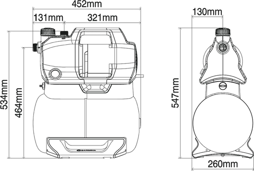 GARDENA 3900 Domácí vodárna Silent 9066-20