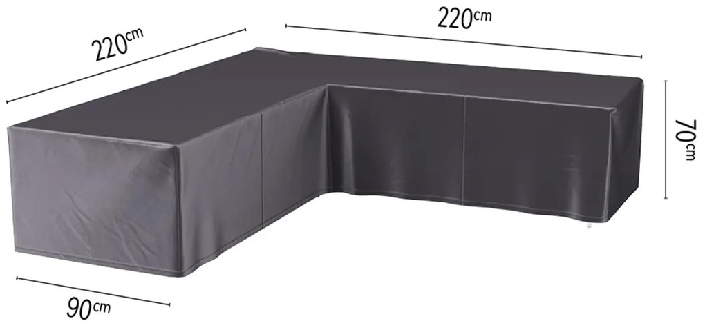 Platinum designové zahradní ochranné plachty na nábytek AeroCovers (220 x 220 x 90 cm)