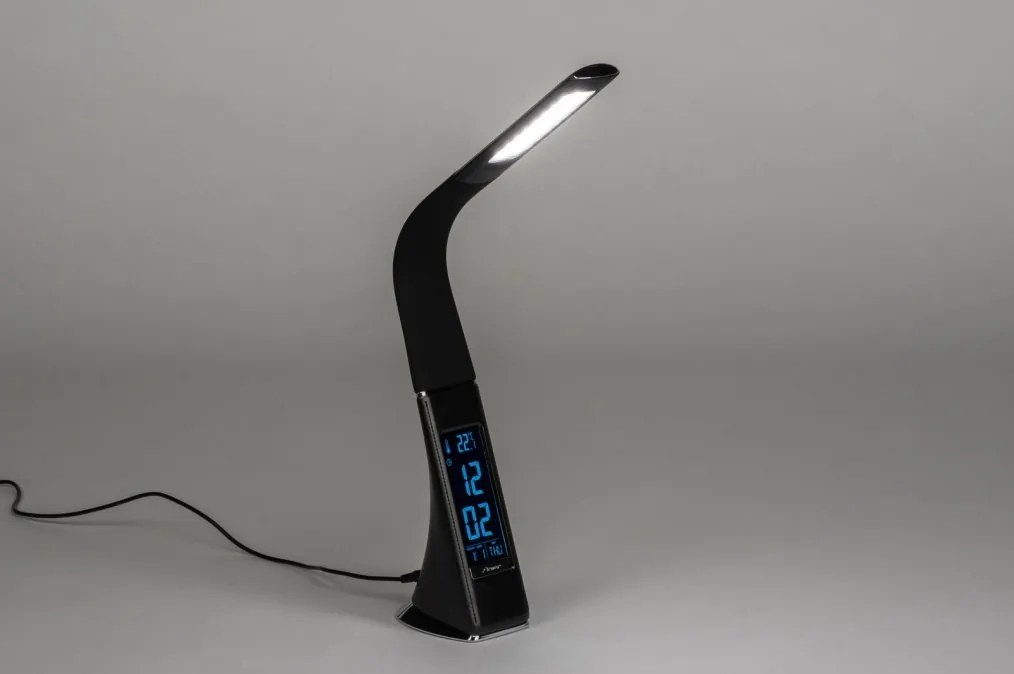 Stolní designová LED lampa Tyax Black