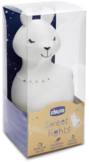 Chicco - Dětská noční lampička SWEET LIGHTS lama