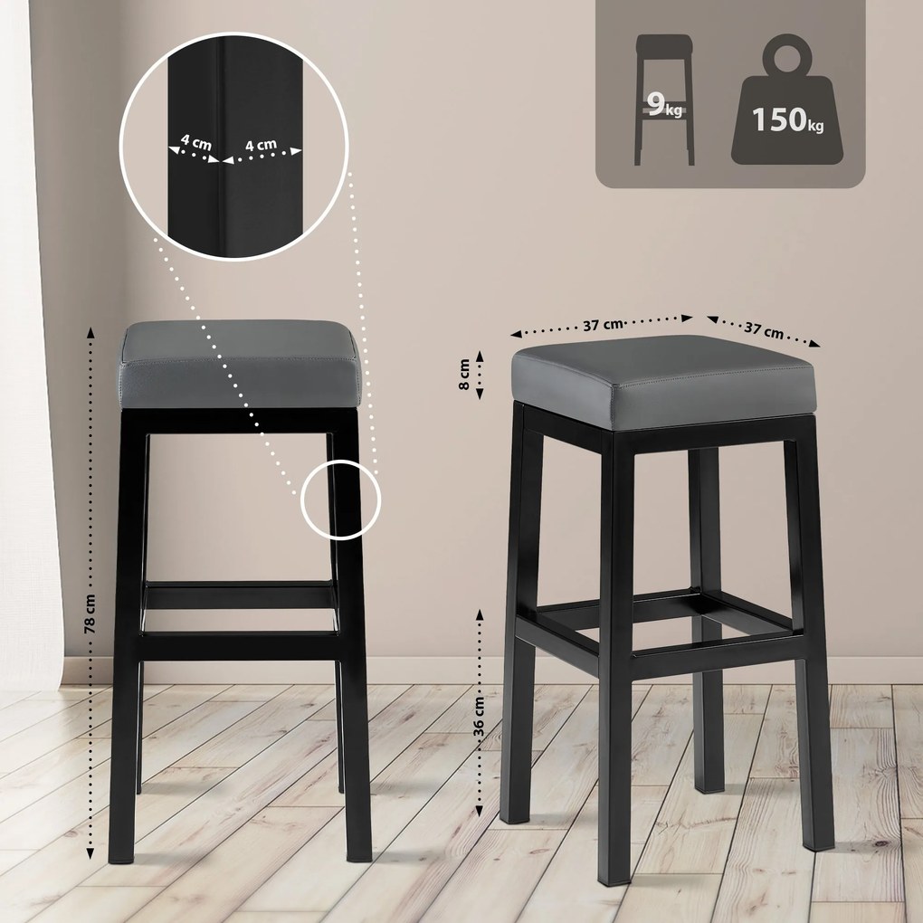Barová židle Taylor B80 – šedá
