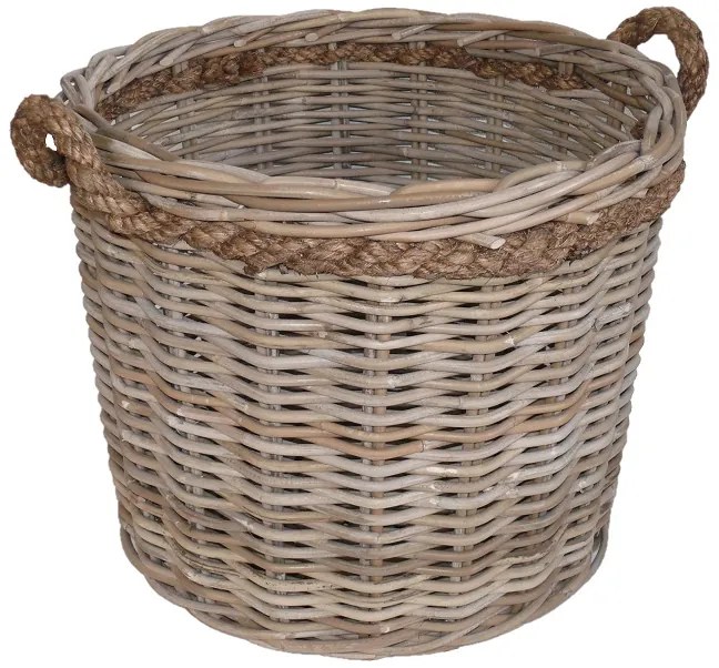 Košíkárna Koš na dřevo ratanový 50 cm