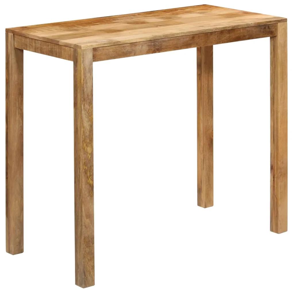 246706 vidaXL Barový stůl 120 x 60 x 108 cm masivní mangovníkové dřevo