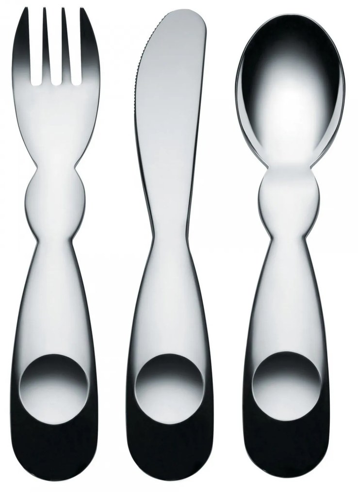 Alessi designový set dětských příborů Alessini