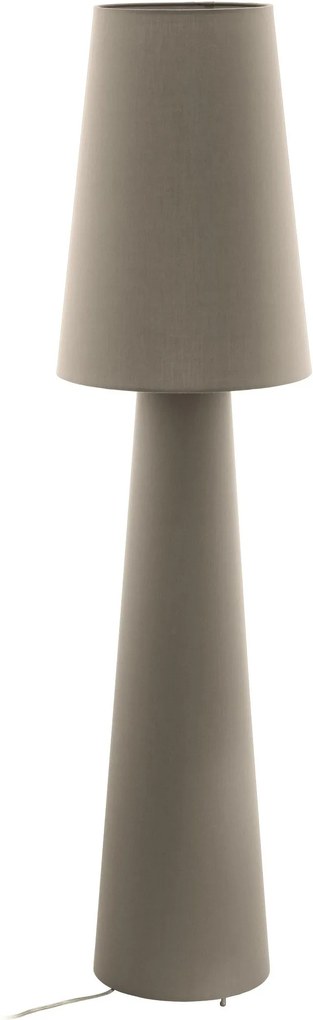 EGLO Stojací lampa Eglo 97141 Carpara šedohnědá