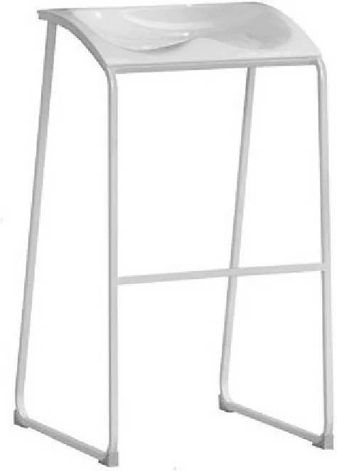 PEDRALI - Vysoká barová židle AROD 510 DS - bílá