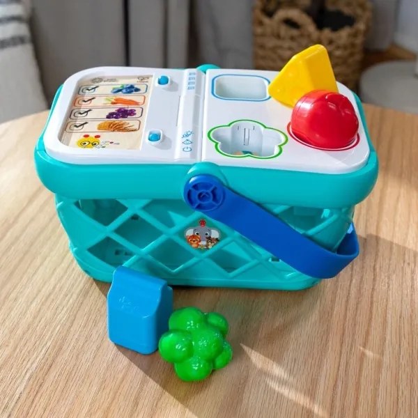 Baby Einstein - Dětský interaktivní nákupní košík MAGIC TOUCH HAPE 3xAAA