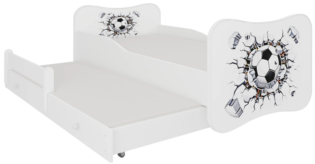 Dětská postel s matracemi GONZALO II 160x80 Motiv: UNICORN