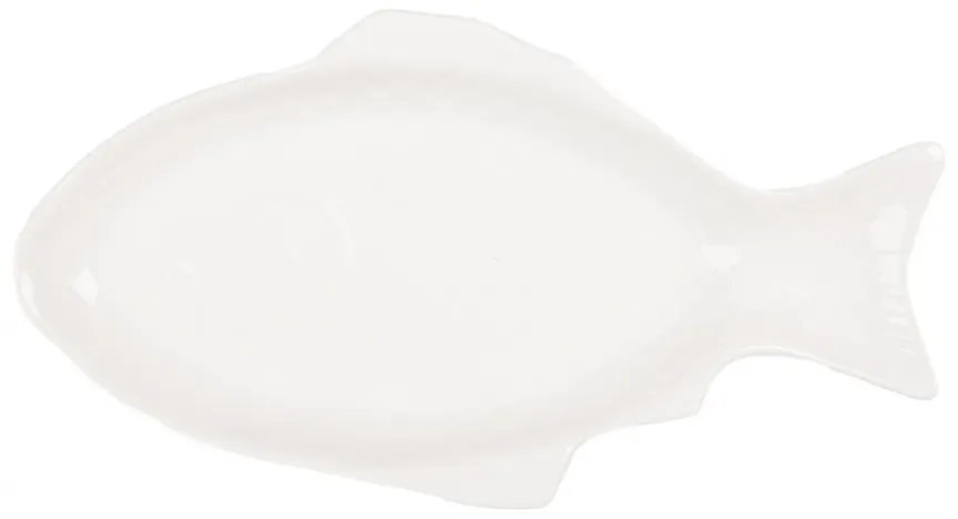 Bílá miska / talíř ve tvaru ryby Fish Bowl XS - 27*14*3 cm / 125 ml