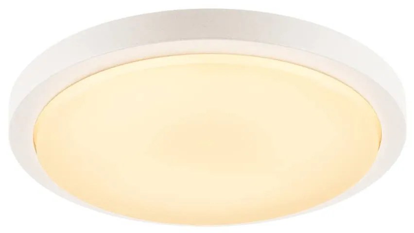 SLV 229971 Ainos, stropní kulaté svítidlo se senzorem, LED 22W 3000K, bílá, průměr 30cm, IP44