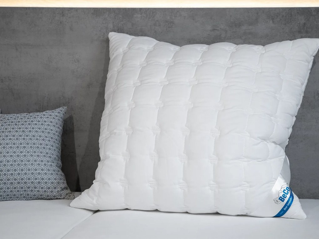 BeCo Kopfkissen »Medibett Cotton Soft«, perfekte Klimatisierung, gesteppt. (80 x 80 cm)
