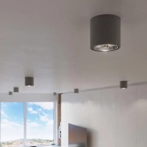 Stropní svítidlo SOLLUX Tiube GU10 1x40W bez zdroje SL.0696 šedá