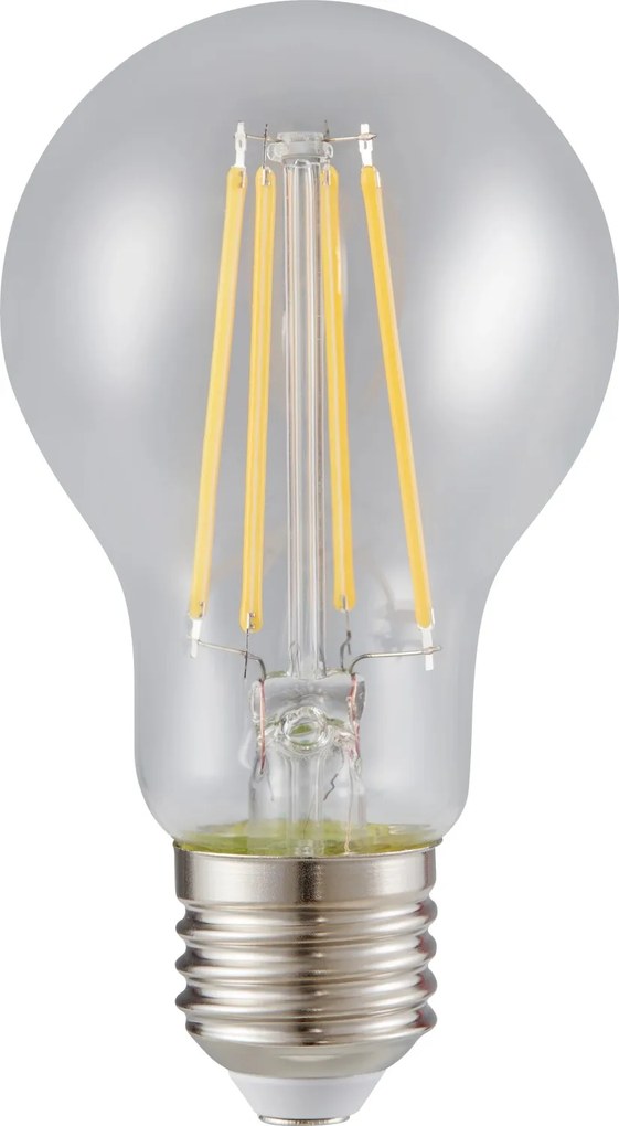 LED žárovka filament E27 A60 7W 806lm 2700K, čirá, 2 ks