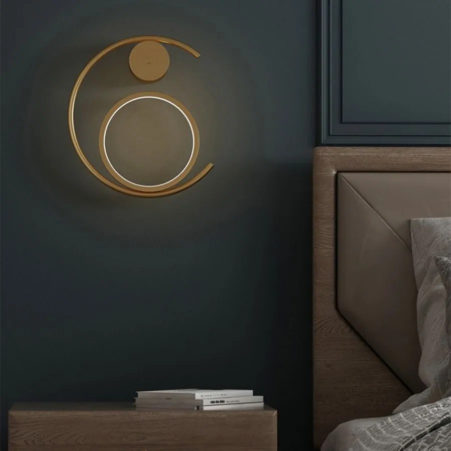 Toolight Toolight, LED nástěnné svítidlo APP1143-W, měděná, OSW-14100
