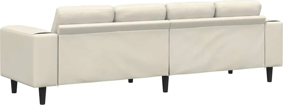 Pohovka do obývacího pokoje Krémová 250 x 77 x 76 cm 3335098