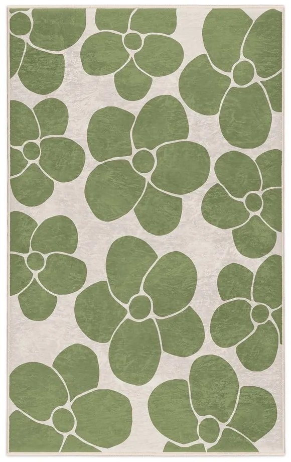 Zelený pratelný koberec 60x100 cm Green Meadow – Mila Home