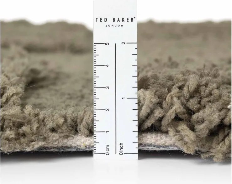 Khaki ručně tkaný kulatý koberec ø 150 cm Lambeth Jasper – Ted Baker
