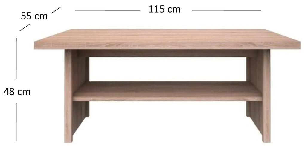 Konferenční stolek Tianna (dub sonoma). 1053308
