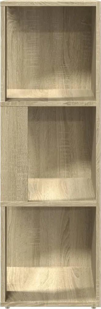 vidaXL Rohová skříňka 33 x 33 x 100 cm dřevotříska [809029] Barva: Bílá