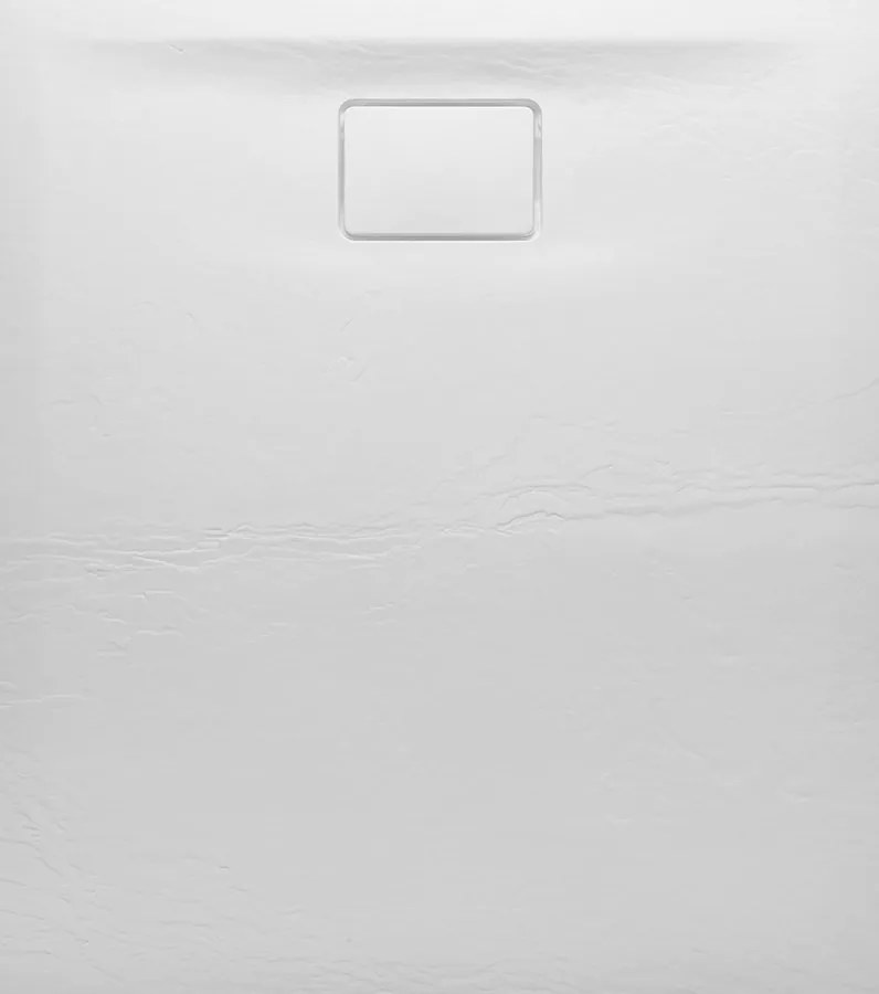 Sapho ACORA vanička z litého mramoru, obdélník 120x90x2,9cm, bílá, dekor kámen - AC005