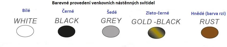 ACA Lighting Venkovní přisazené svítidlo HI5012G max. 40W/E27/IP45, šedé