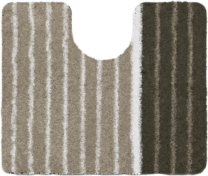 BATEX TANDEA - Koupelnová předložka taupe Rozměr: 50x60 cm s výřezem pro WC