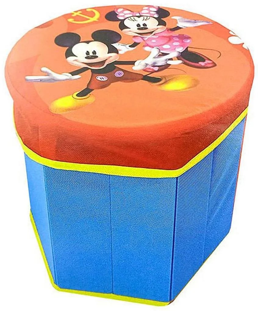 Úložný box disne úložný box na hračky s víkem mickey a minnie mouse