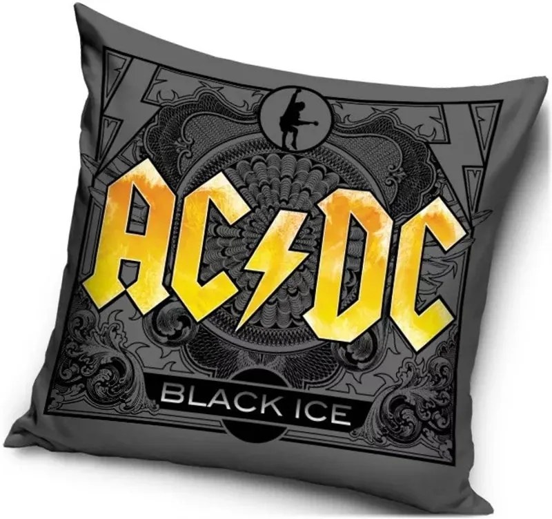 Polštář AC/DC - motiv Black Ice - 40 x 40 cm