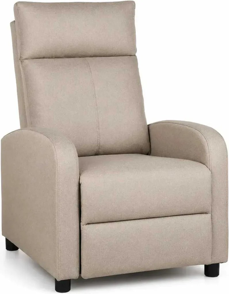 LuxuryForm DESIGN Televizní křeslo RUFO s polohováním - béžové