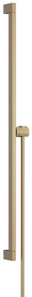 Hansgrohe Unica - Sprchová tyč 95 cm, se sprchovou hadicí, kartáčovaný bronz 24403140