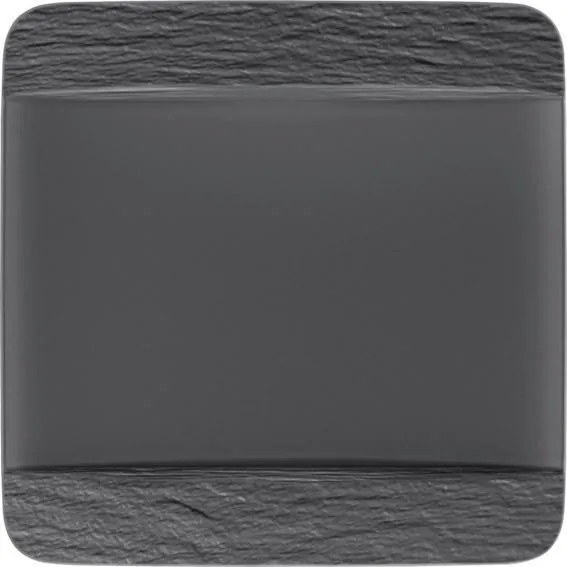 XXXLutz MĚLKÝ TALÍŘ Manufacture Rock 28/28 cm Villeroy & Boch - Jídelní talíře - 003407106013