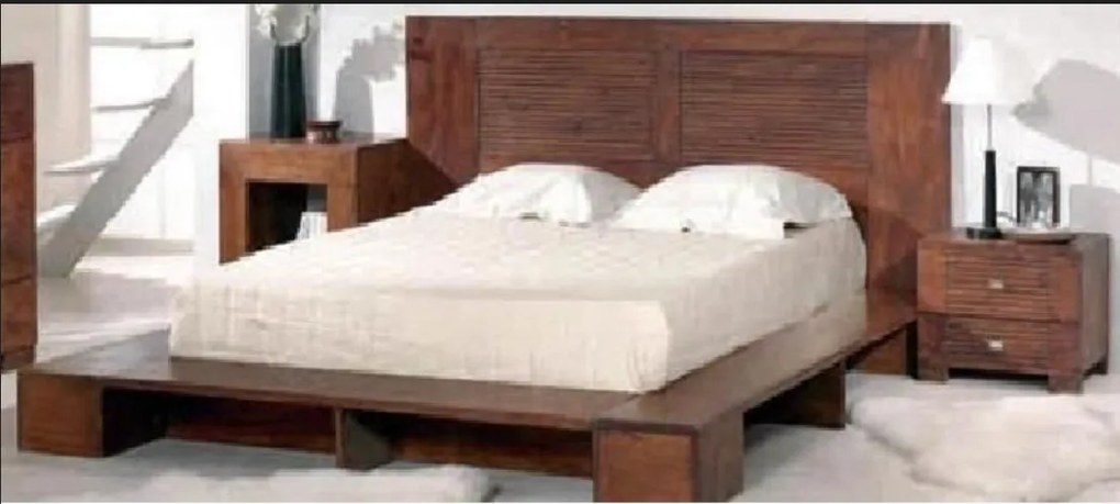 Furniture-nabytek - Masivní postel 200x180 - Adeesh