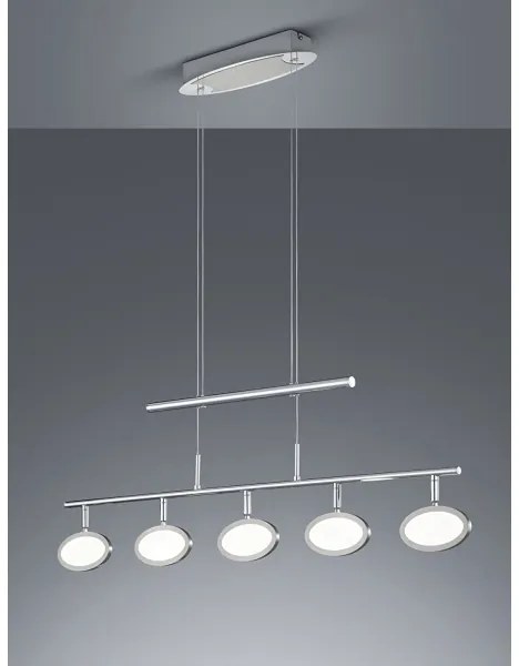 Trio - LED Lustr na lanku DUELLANT 5xLED/4,3W/230V
