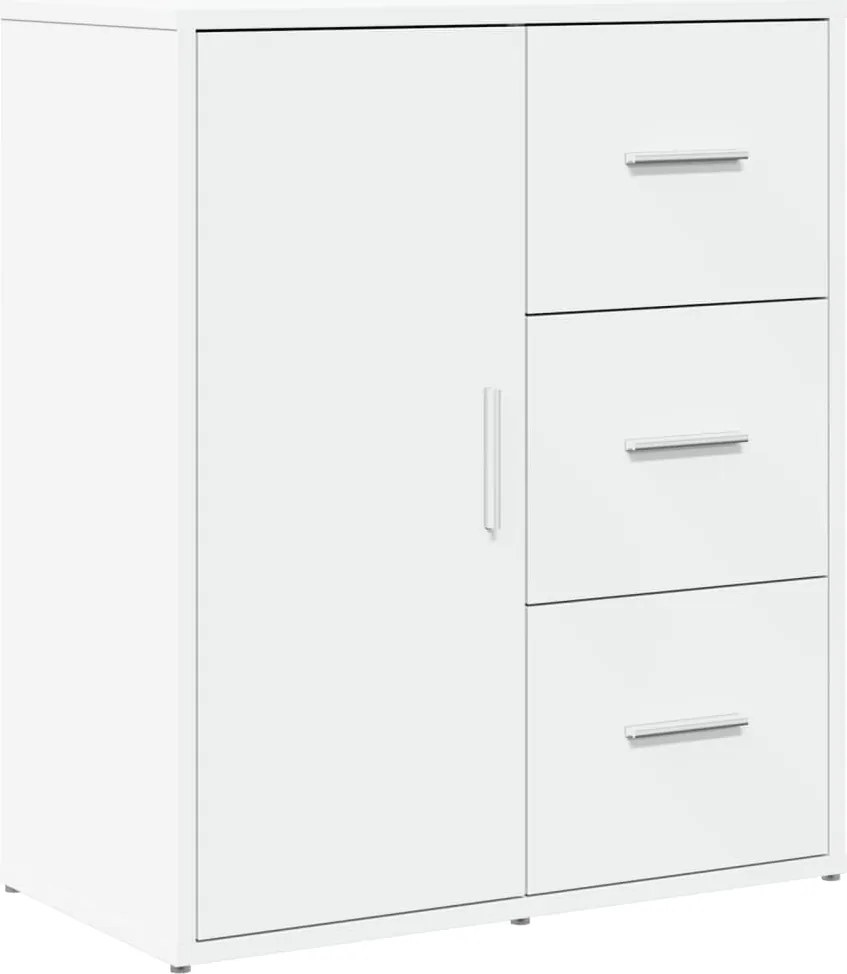 Příborníky 2 ks bílé 60 x 31 x 70 cm kompozitní dřevo 3276553