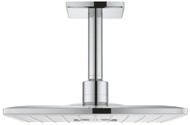 Grohe Rainshower SmartActive Cube - Hlavová sprcha 310, sprchové rameno 14 cm, 2 proudy, měsíční bílá 26481LS0