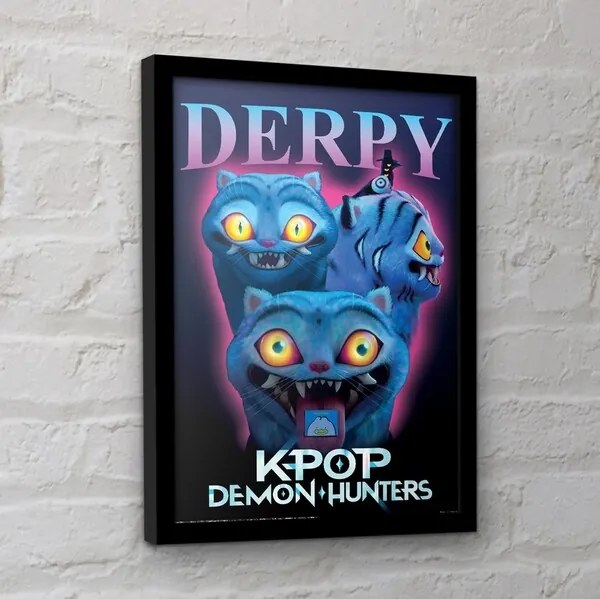 Rámovaný obraz Pyramid International K-Pop Demon Hunters - Derpy