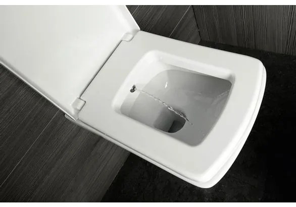 Aqualine Solune OLUZIONE WC závěsné 35x50,5 cm s bidetovou sprškou, bílá 10SZ02002 DL