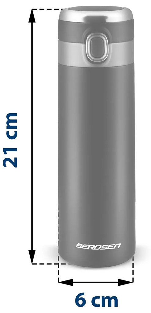 Berdsen Vakuová termoska 450 ml BD-786 černá