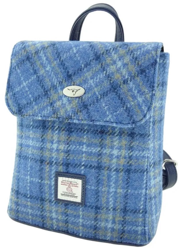 Batoh Tummel Harris Tweed - Light Blue Check