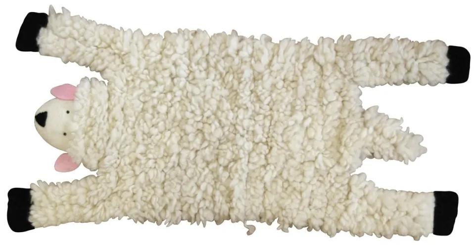 Dětský koberec ovečka Sheep bílý 110x52, Klippan Švédsko